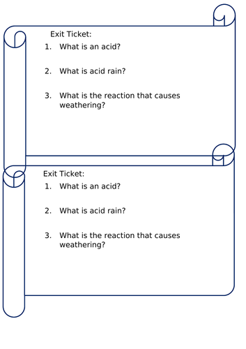 Acid rain and weathering | Teaching Resources