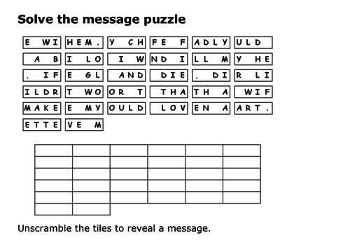 Solve the message puzzle from Medgar Evers | Teaching Resources