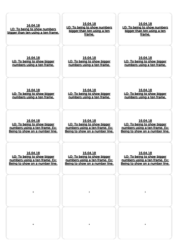 White Rose Hub Year 1, Spring Block 2, Week 1 (Numbers to 50+Tens and ...