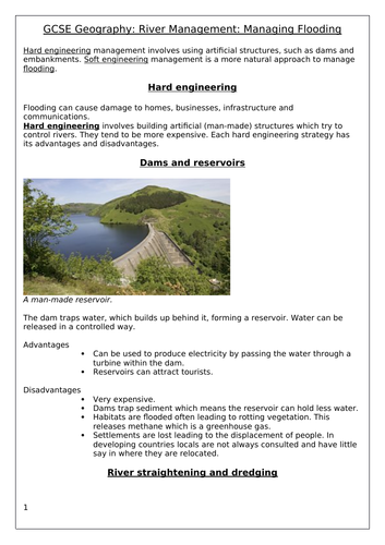 Resource booklet - Managing flooding - hard and soft engineering ...