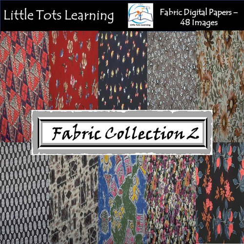 Fabric Digital Papers - Fabric Pattern - Commercial Use - Collection 2 ...