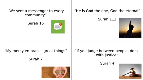 GCSE Edexcel spec B Muslim Quotes | Teaching Resources