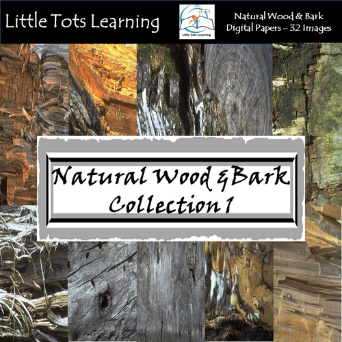 Tree Bark Digital Paper - Wood Textures - Wood Backgrounds | Teaching ...