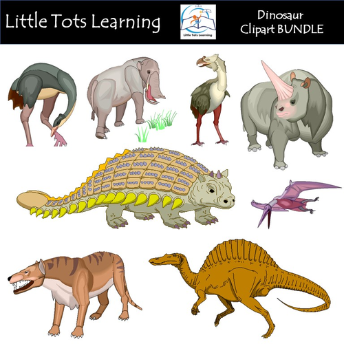 Dinosaur Clip Art BUNDLE - Commercial Use | Teaching Resources