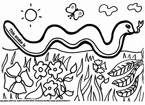 'This snake is...' Picture Poem Frame, Yr 1 by katewilliams_poetry ...