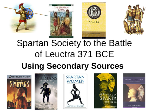 Spartan Society - Secondary Sources | Teaching Resources