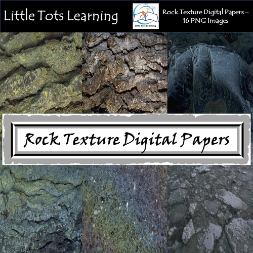 Rock Texture Digital Papers - Commercial Use - Pack 1 | Teaching Resources