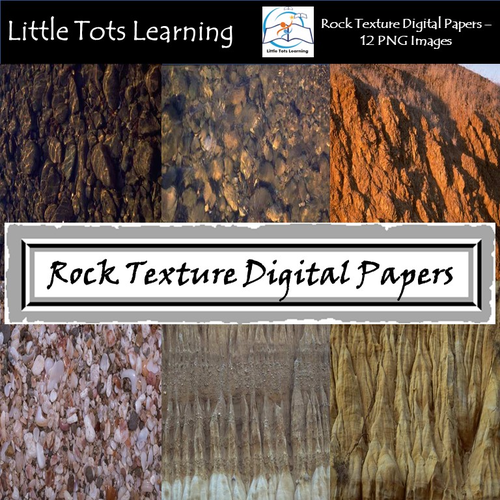 Rock Texture Digital Papers - Commercial Use - Pack 3 | Teaching Resources