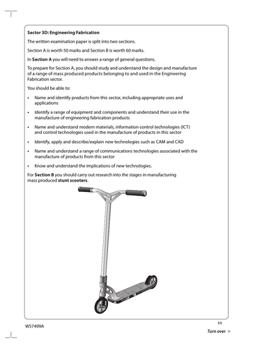 Edexcel GCSE Stunt Scooter Revision 2018 | Teaching Resources
