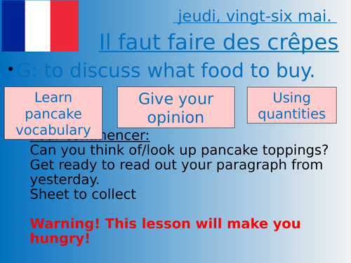 French Studio 2 Module 4 Unit 4 C'est la Chandeleur | Teaching Resources