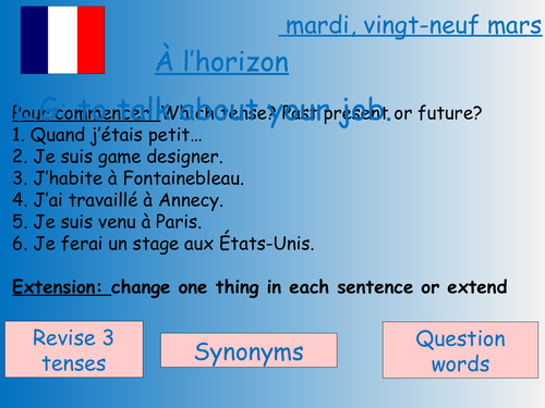 French Studio 3 module 3 unit 5 Mon boulot | Teaching Resources French Studio 3 module 3 unit 5 Mon boulot | Teaching Resources