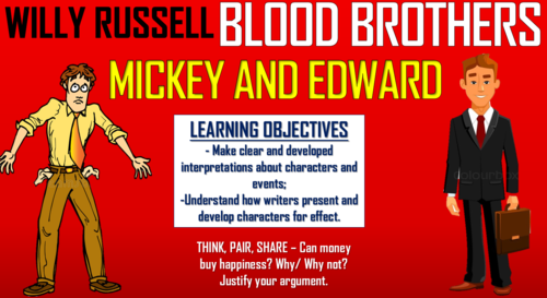Blood Brothers - Mickey and Edward! | Teaching Resources