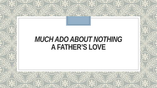 Much Ado about Nothing Act 5 | Teaching Resources