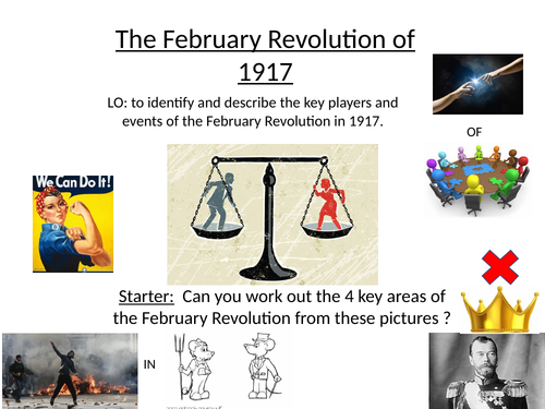 Edexcel: 2.2c: Russia: February Revolution | Teaching Resources