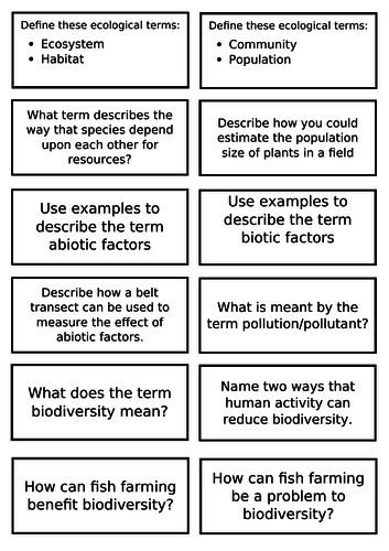 Edexcel GCSE (9-1) Combined science revision flashcards for Biology ... Edexcel GCSE (9-1) Combined science revision flashcards for Biology ...