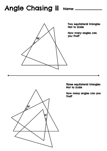 Angle Chasing II - Polygons and Parallel Lines | Teaching Resources Angle Chasing II - Polygons and Parallel Lines | Teaching Resources