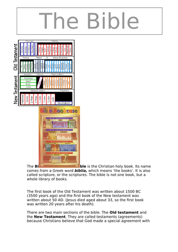 Importance of the Christian Bible | Teaching Resources