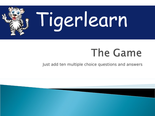 The Game - generic multiple choice ten-question PPT for any game just ...