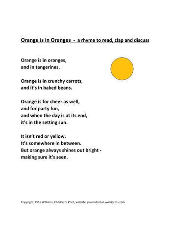 4 More Colour Rhymes for Early Years | Teaching Resources