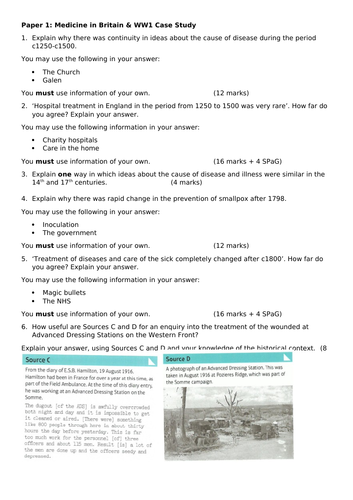 Revision questions for Edexcel GCSE History (9-1) | Teaching Resources