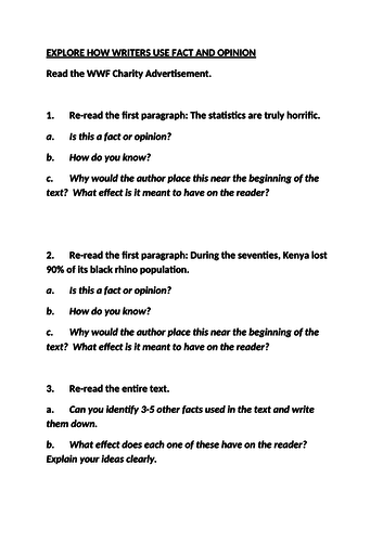 Persuasive writing analysis | Teaching Resources