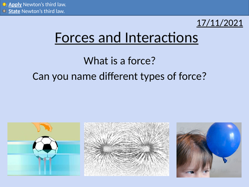 GCSE Physics: Forces and Interactions | Teaching Resources