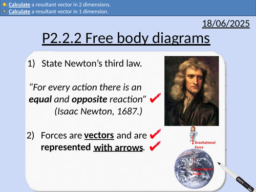 GCSE Physics: Free Body Diagrams | Teaching Resources