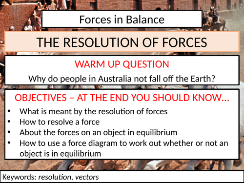 Resolution of Forces | Teaching Resources