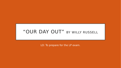 Our Day Out | Teaching Resources