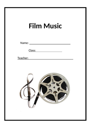 Film Music Project - Booklet, lessons & resources | Teaching Resources