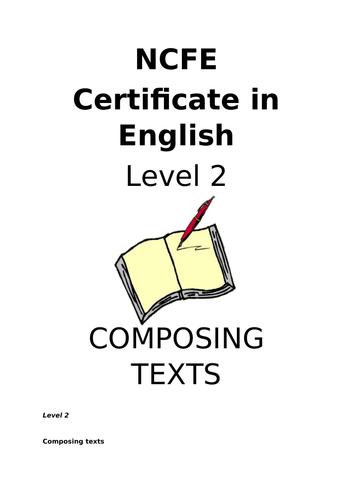 Composing texts | Teaching Resources