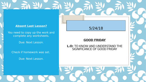 Good friday | Teaching Resources