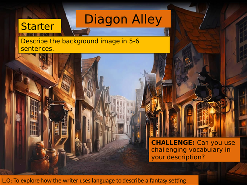 (KS3 7/8/9) Harry Potter: Diagon Alley | Teaching Resources