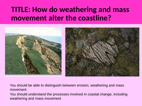 Sub-aerial Processes | Teaching Resources