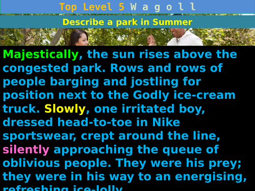 A series of model answers for KS4 (and 3) AQA Paper 1, Question 5 ...