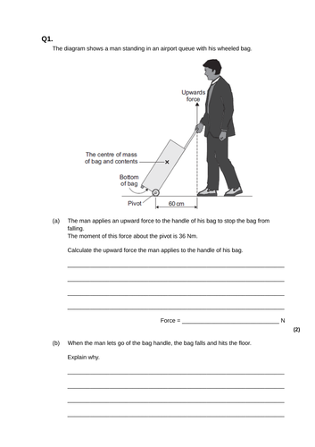 GCSE AQA Physics Forces Revision 3 | Teaching Resources