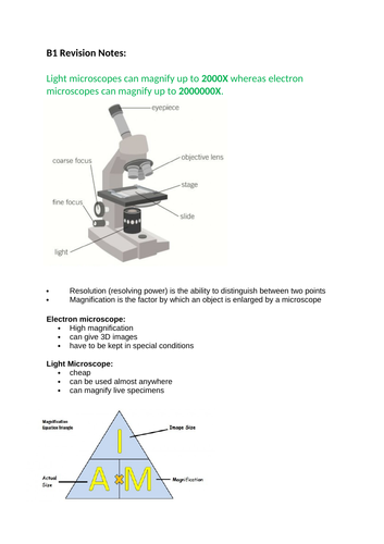 AQA GCSE BIOLOGY 9-1 CHAPTER B1: COMPLETE REVISION | Teaching Resources AQA GCSE BIOLOGY 9-1 CHAPTER B1: COMPLETE REVISION | Teaching Resources