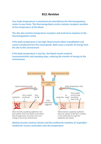 AQA GCSE BIOLOGY 9-1 CHAPTER B12: COMPLETE REVISION | Teaching Resources
