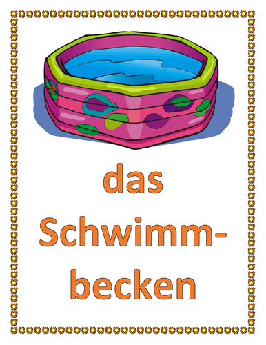 Sommer (Summer in German) Posters | Teaching Resources