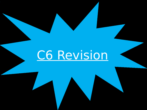 AQA Triple C6 and C7 Revision PowerPoint Quiz | Teaching Resources