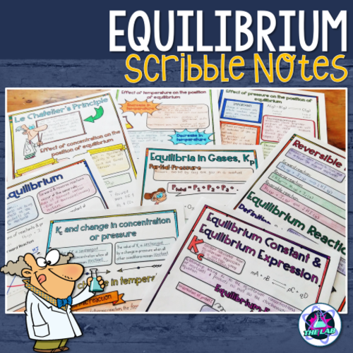 Equilibrium Scribble (Doodle) Notes | Teaching Resources
