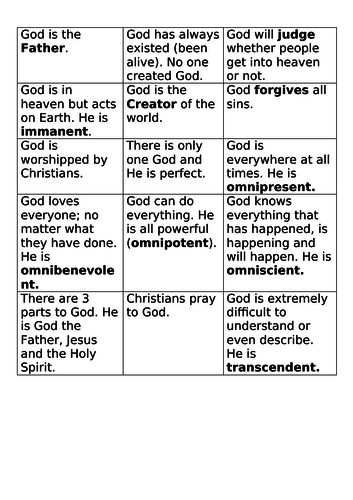 Lesson 5: God Christianity AQA Religious Studies GCSE Christianity Core ... Lesson 5: God Christianity AQA Religious Studies GCSE Christianity Core ...