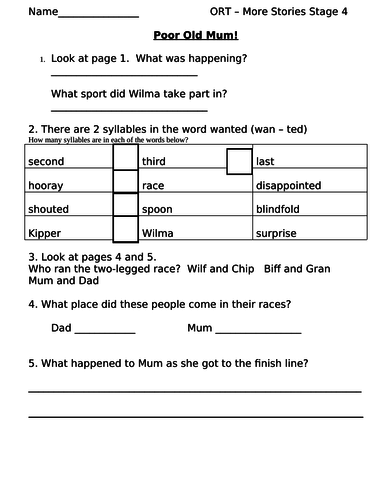 Oxford Reading Tree - Stage 4 Stories | Teaching Resources