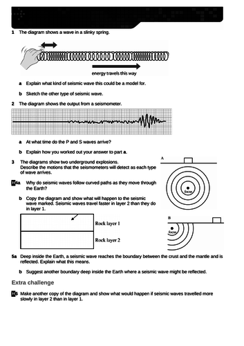 2019 AQA GCSE Physics Waves Seismic Waves | Teaching Resources 2019 AQA GCSE Physics Waves Seismic Waves | Teaching Resources