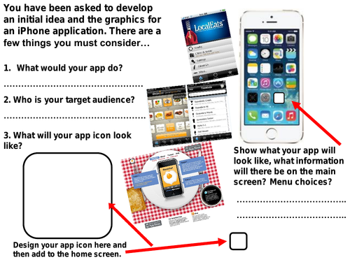 app design sheet | Teaching Resources