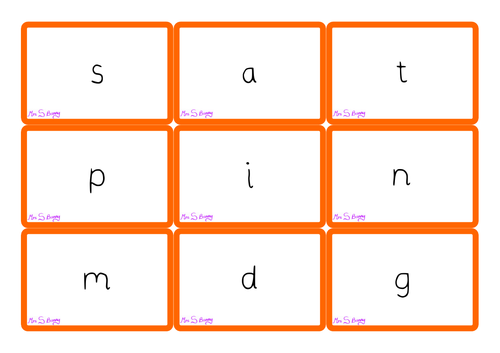 Phase 2 Grapheme Cards Teaching Resources