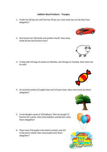 Year 4/5 KS2 Maths Word Problems - Differentiated. | Teaching Resources