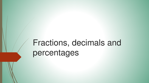 year 8 Maths Fractions, decimals and percentages 2 | Teaching Resources