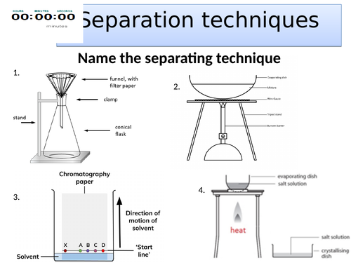Topic 1 More separation techniques AQA Trilogy | Teaching Resources