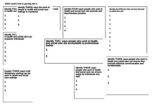 BTEC Level 3 Health and Social Care Unit 2 Revision Mats | Teaching ... BTEC Level 3 Health and Social Care Unit 2 Revision Mats | Teaching ...